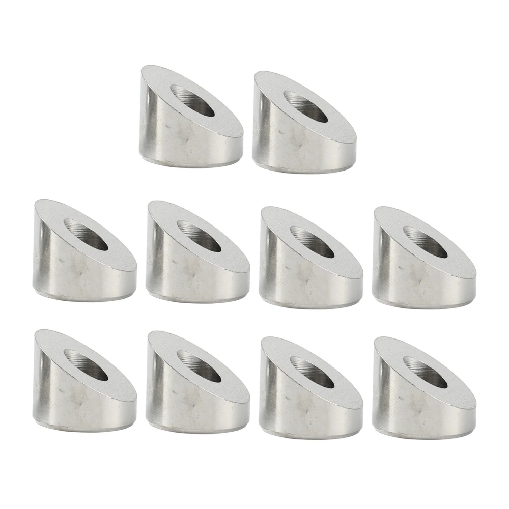 Deck Cable Railing 30 Degree Beveled Angled Washer 6.3mm 1/4 Hole ...