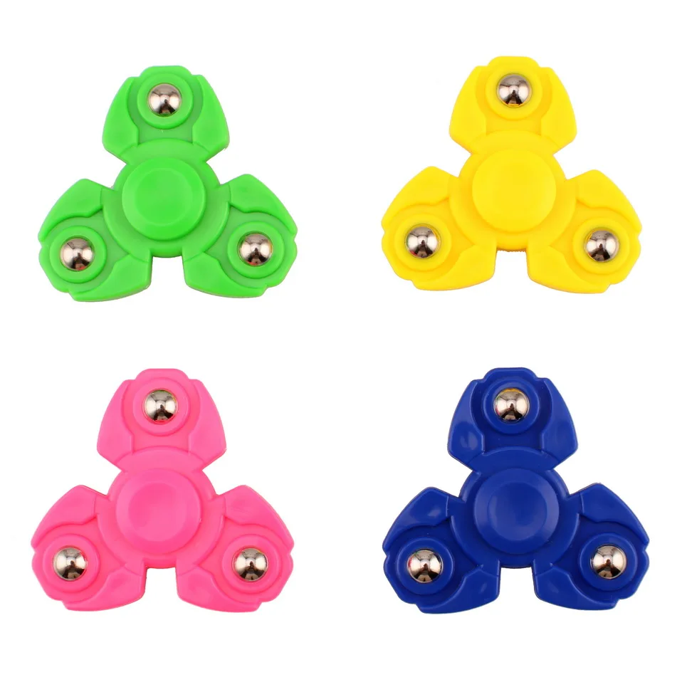 Spinning Top Rotates Plastic Classic Toys Adult Stress Relief Tri Metal ...