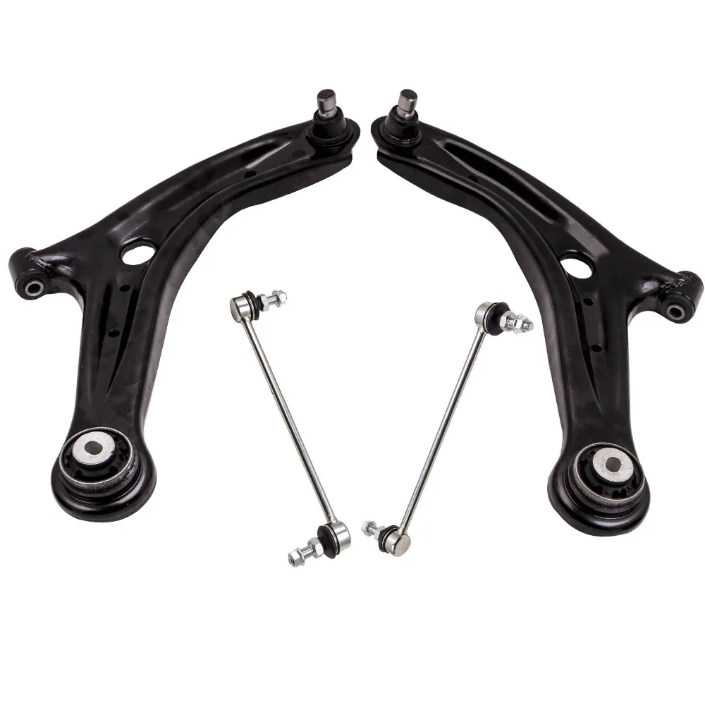 4pcs-Front-Suspension-Wishbone-Control-Arms-Drop-Links-Kit-For-Ford ...
