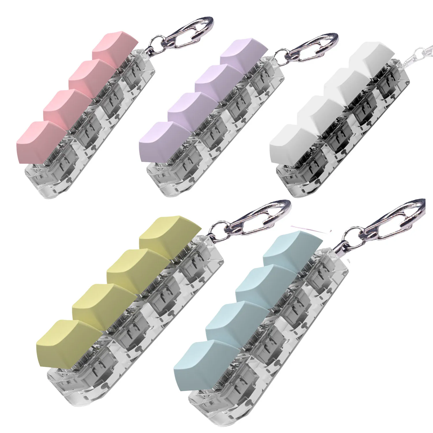 New-Antistress-Fidget-Keyboard-Key-Toy-Stress-Relief-Keyboard-Keychain ...