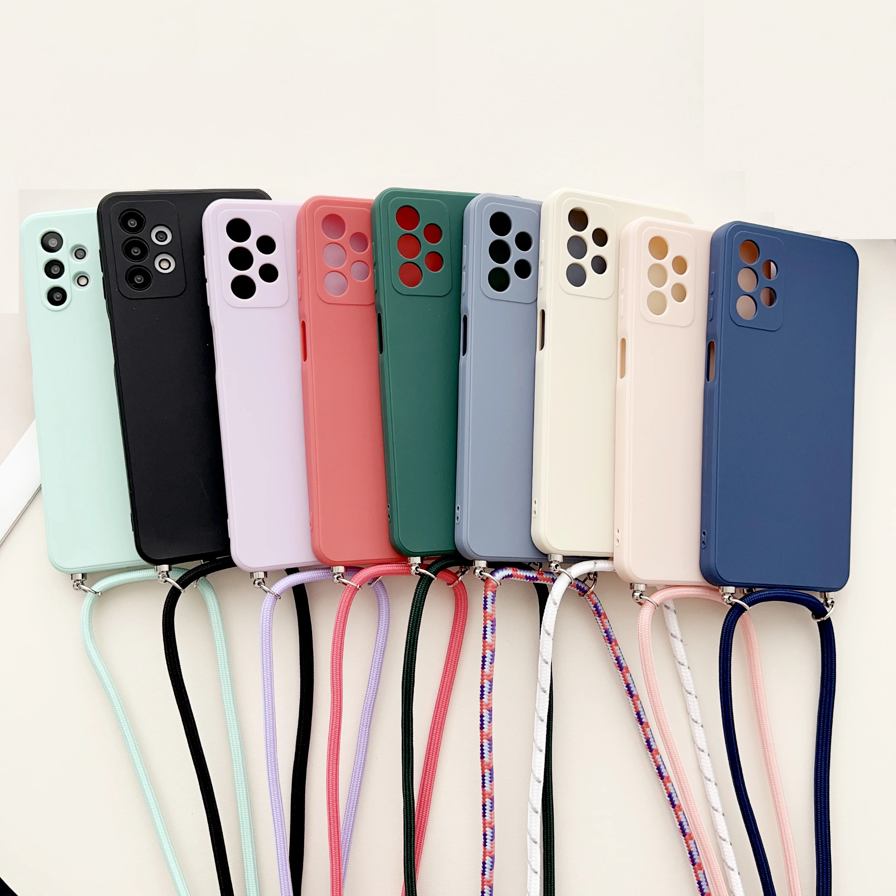 Strap-Cord-Chain-Case-For-Samsung-Galaxy-A54-A14-A53-A52-A51-A34-A33 ...