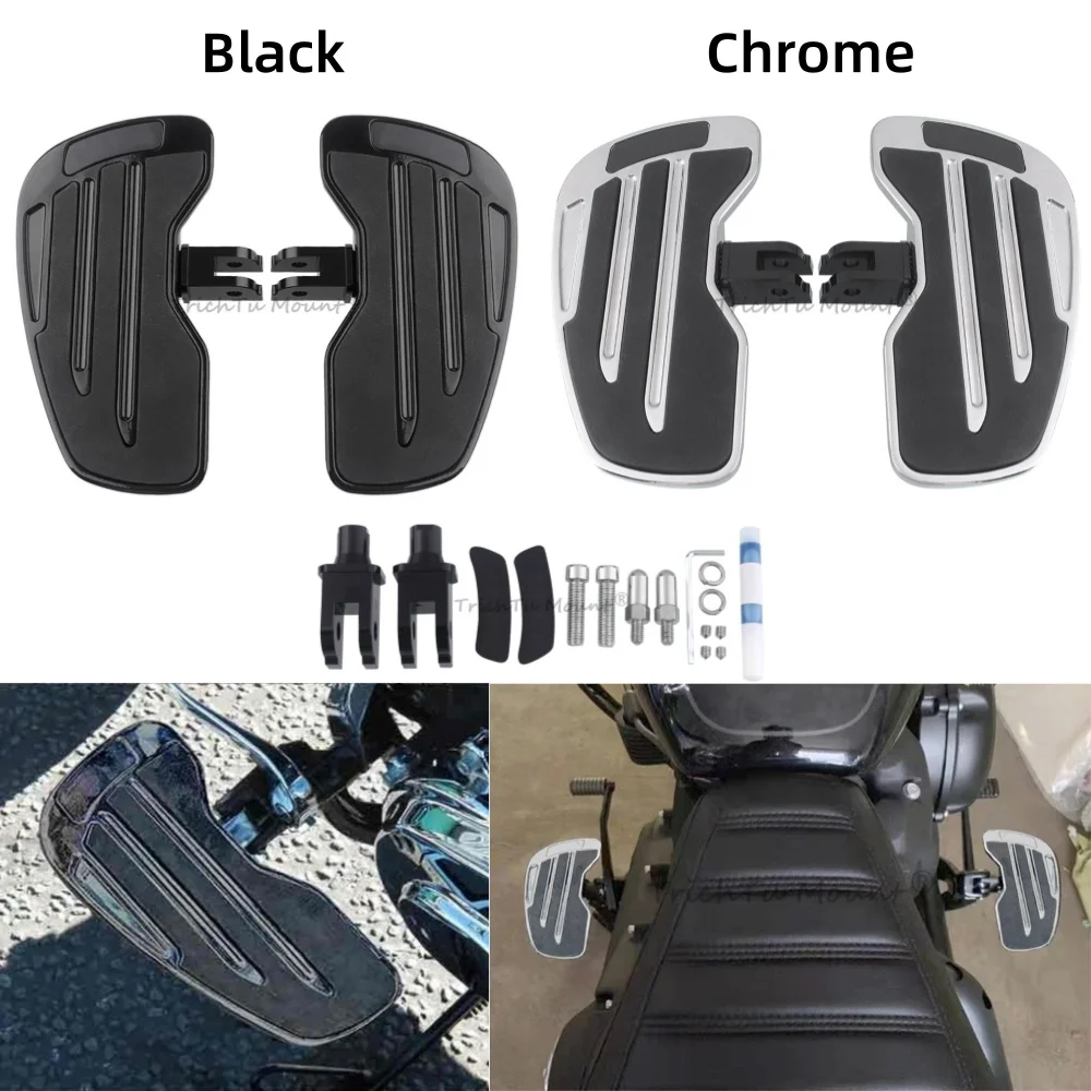 Moto-Driver-Footboard-Front-Foot-Rest-Pedal-Motorcycle-Rider ...