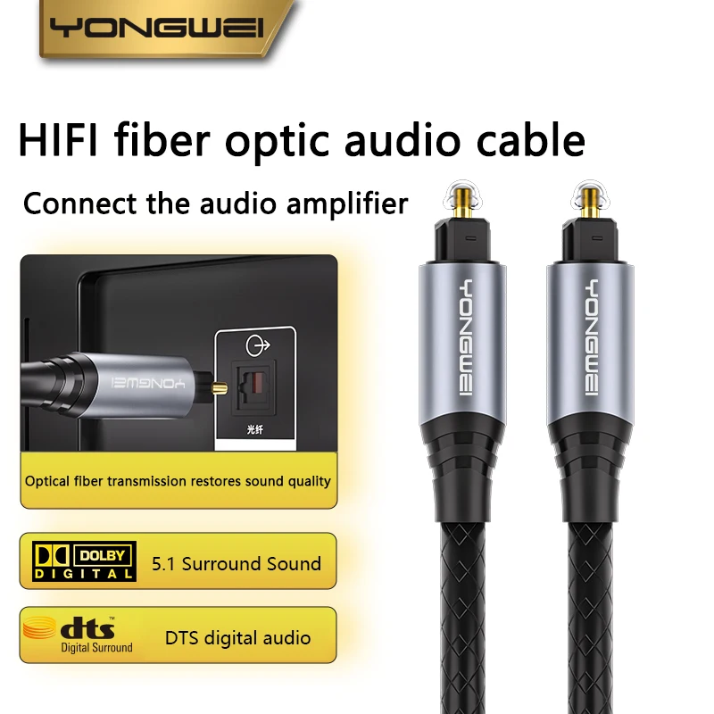 YONGWEI-5-1-Digital-Optical-Audio-Cable-SPDIF-Fiber-Toslink-Audio-Cable ...