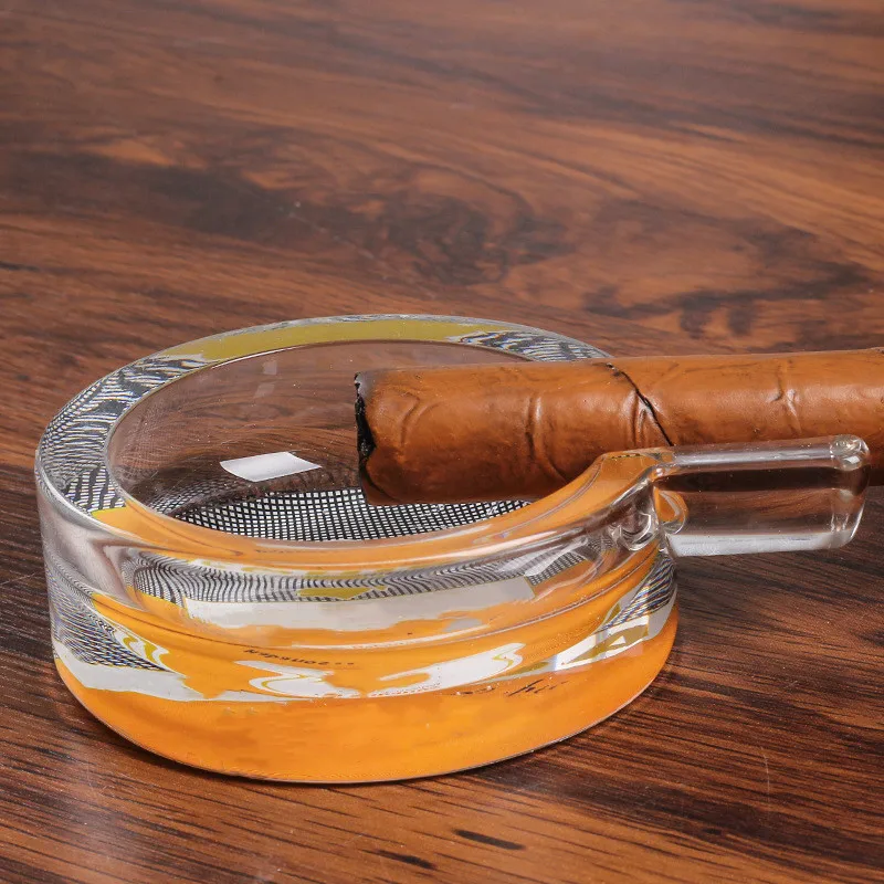 Glass-Cigar-Ashtray-Portable-Cigar-Accessories-Tobacco-Smoking-Travel ...