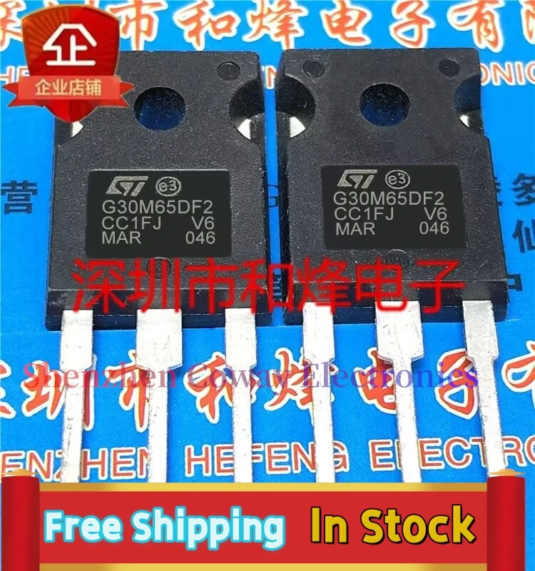 10PCS-30PCS-G30M65DF2-STGW30M65DF2-30A650V-IGBT-TO-247-In-Stock-Fast ...