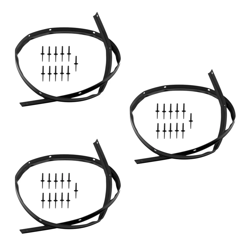 2X-Front-Fascia-Bumper-Hood-Seal-Waterproof-With-Rivets-For-Dodge ...