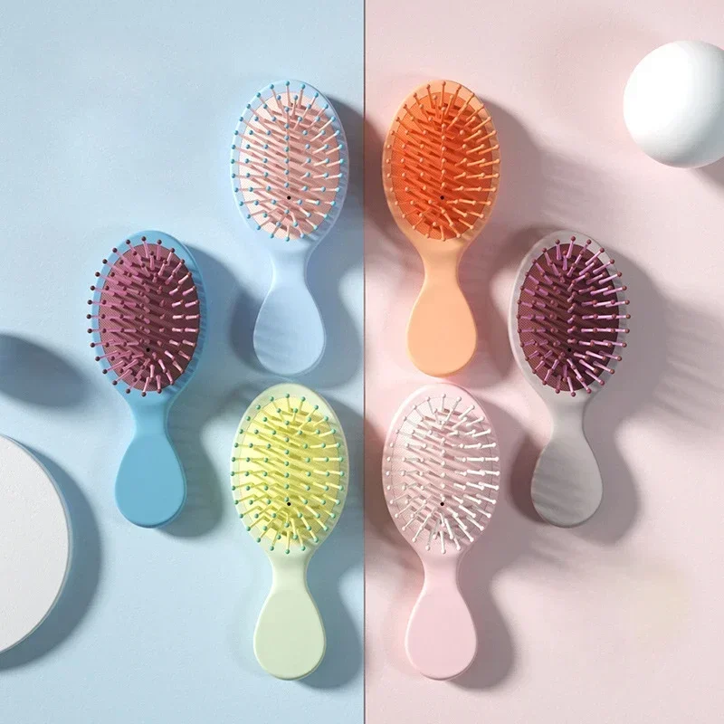Mini Girls Hairdressing Comb Scalp MassageHair Brush Women Wet Curly ...