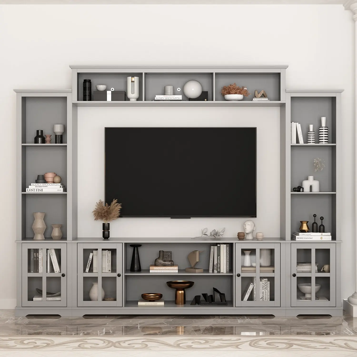 Why the FUFU&GAGA Grey Entertainment Center Is the Smartest Choice for ...