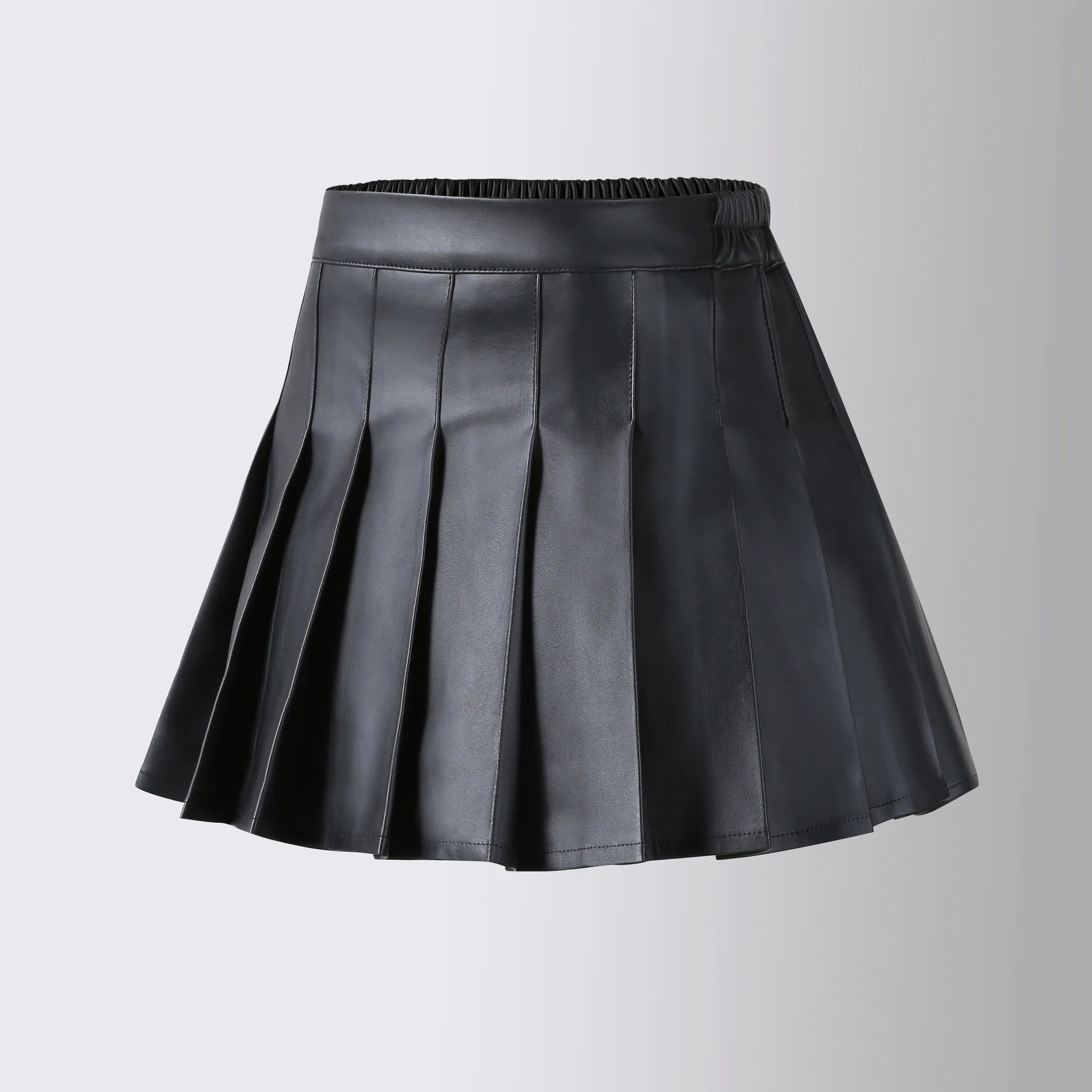 Teen-Girls-Leather-Skirt-Four-Seasons-High-Waist-Black-A-Line-Pleated-Skirt-for-Kids-Fashion.jpg
