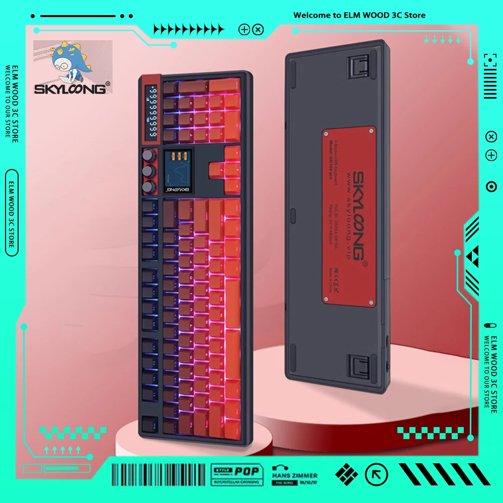 Skyloong-Gk104-Pro-Mechanical-Keyboard-8K-Custom-Screen-Calculator ...