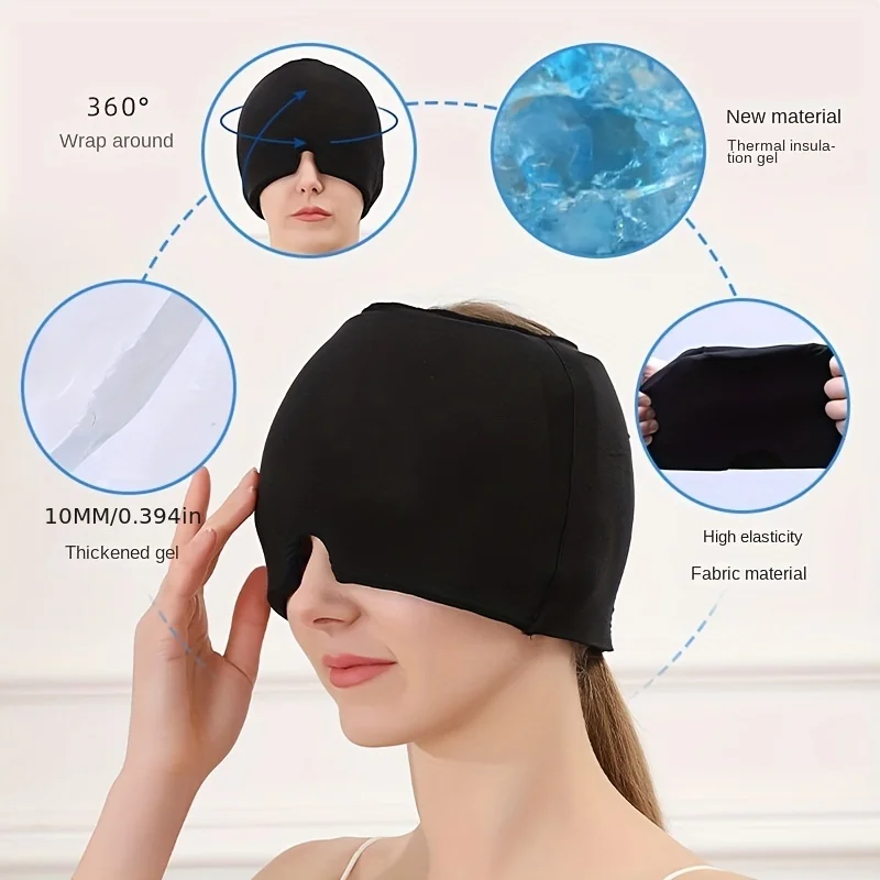 Migraine-Mask-Can-Be-Repeated-Cold-Compress-And-Hot-Compress-Double ...