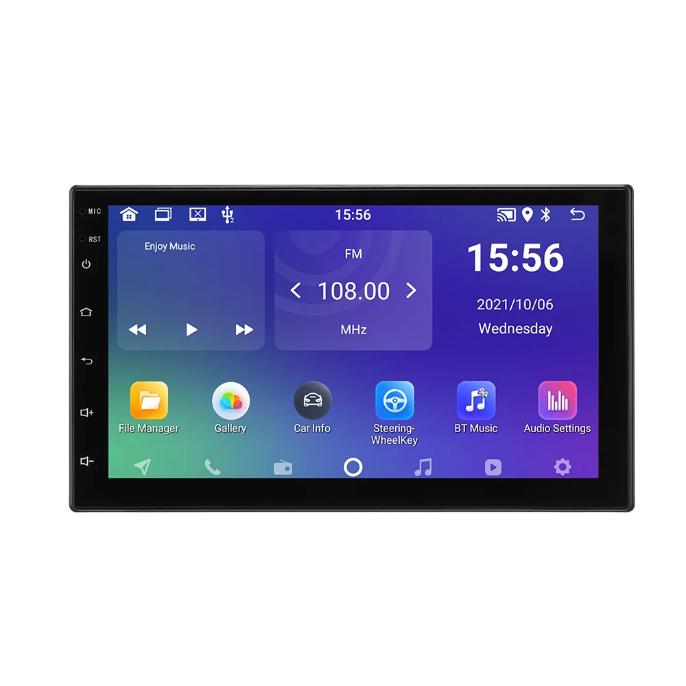 Android 10 Car Stereo 7 Inch 2.5D IPS Screen Quad Core 2GB RAM 32GB ROM ...