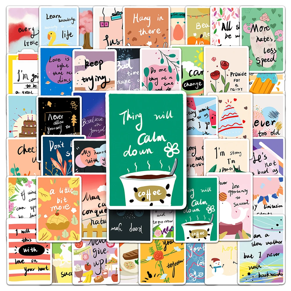 10-30-50pcs-Motivational-Phrase-Stickers-Encouragement-Inspirational ...