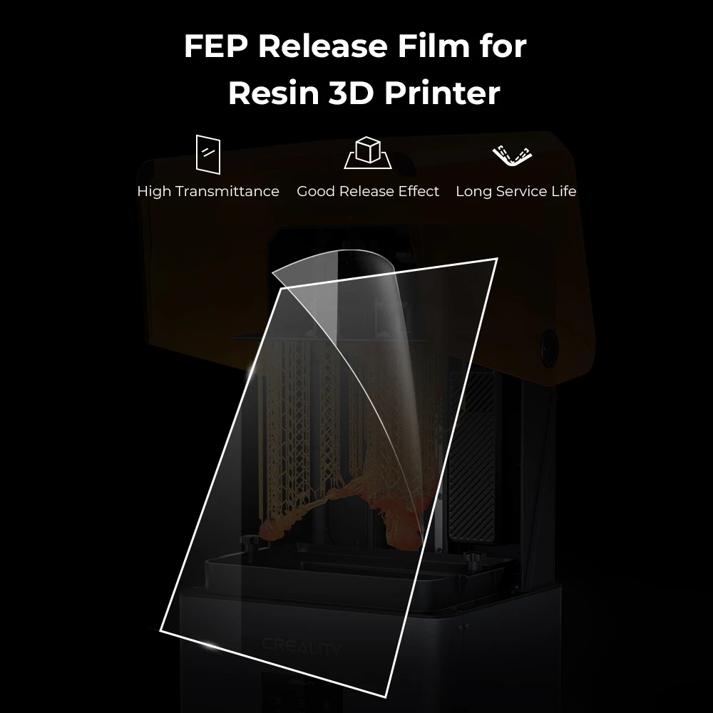 Creality 3D 프린터 부품, HALOT MAGE PRO/ HALOT MAGE FEP 릴리스 필름, 10 인치 릴리스 필름 ...