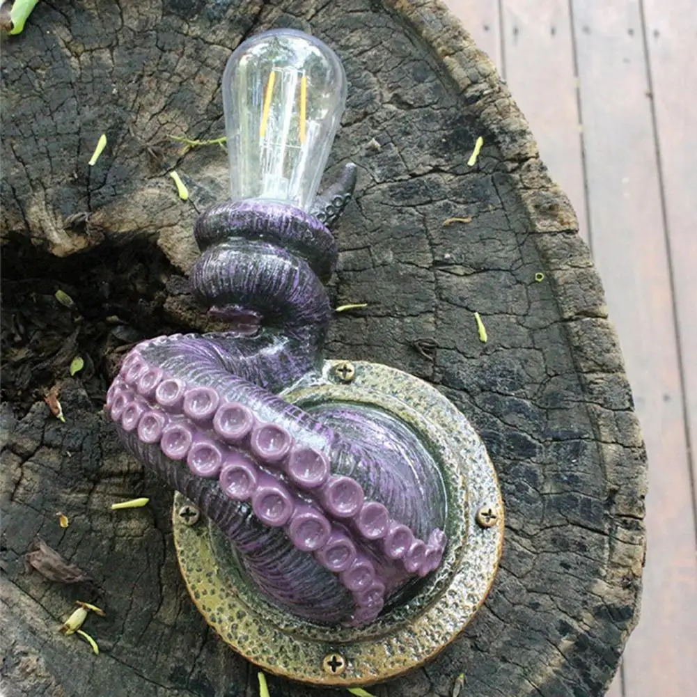 Wall-Sconce-Light-Octopus-Tentacle-Shape-Realistic-Resin-Creative ...