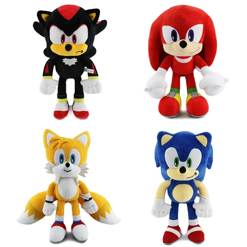 30cm New Arrival PP Cotton Sonic Plush Toys Cute Action Figure Shadow ...