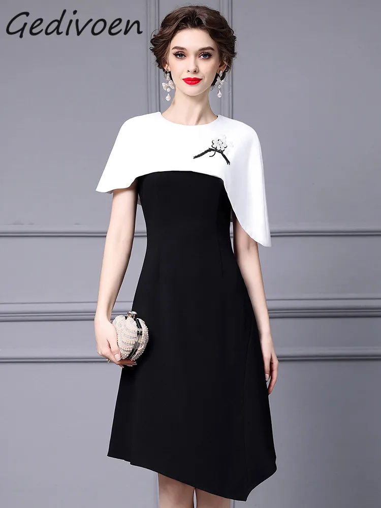 Gedivoen-Robe-Longue-Trap-ze-l-gante-pour-Femme-V-tement-de-Styliste ...