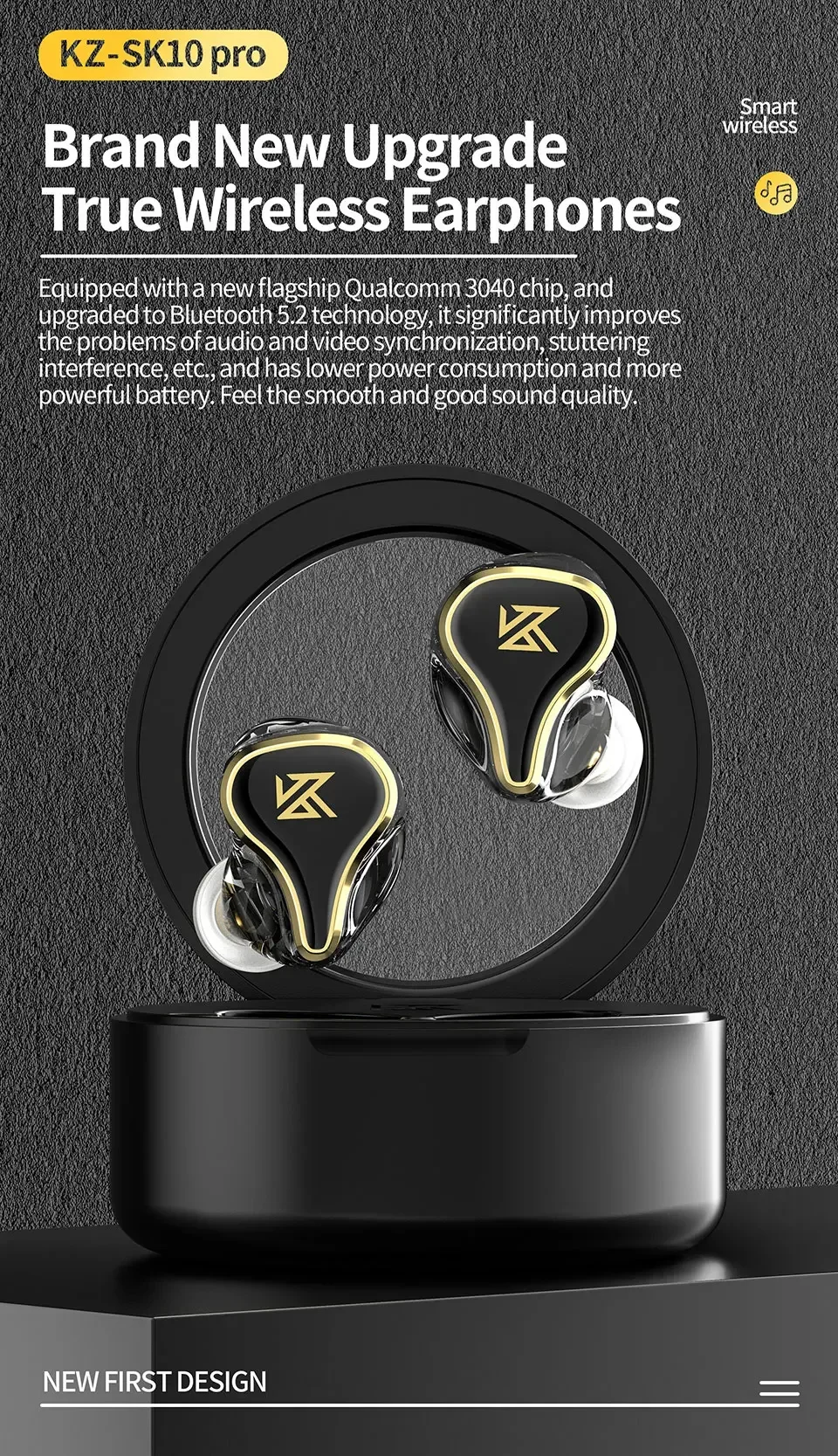 KZ SK10 Pro Беспроводные внутриканальные наушники | AliExpress