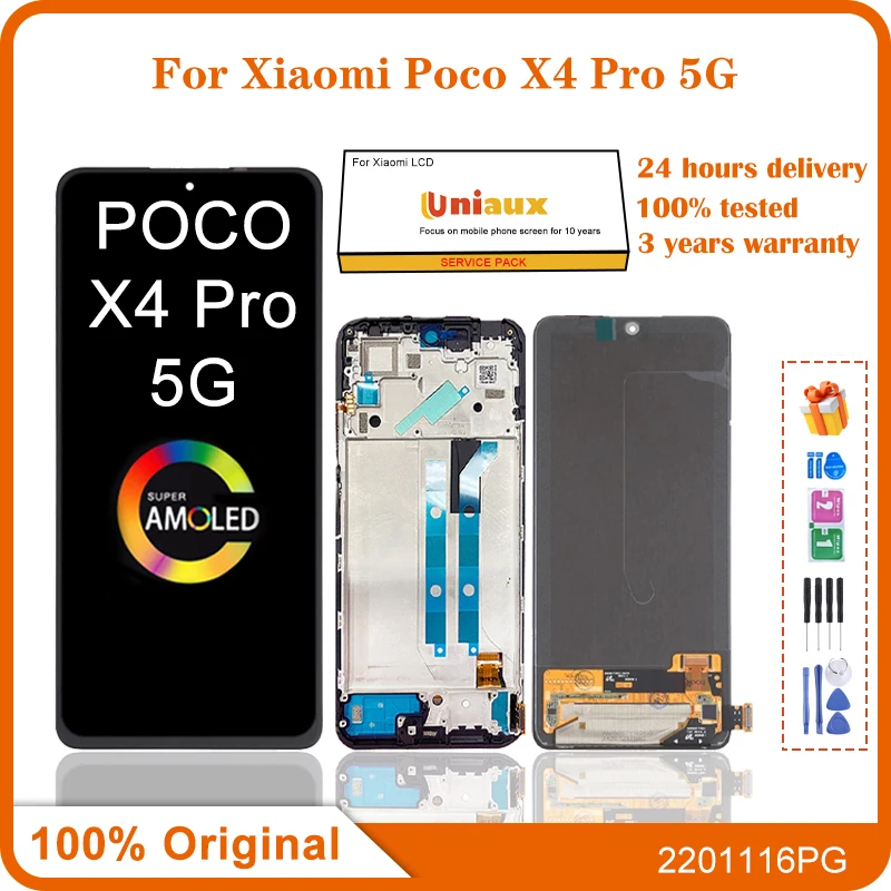 6-67-Original-Amoled-for-Xiaomi-Poco-X4-Pro-5G-LCD-2201116PG-Touch ...