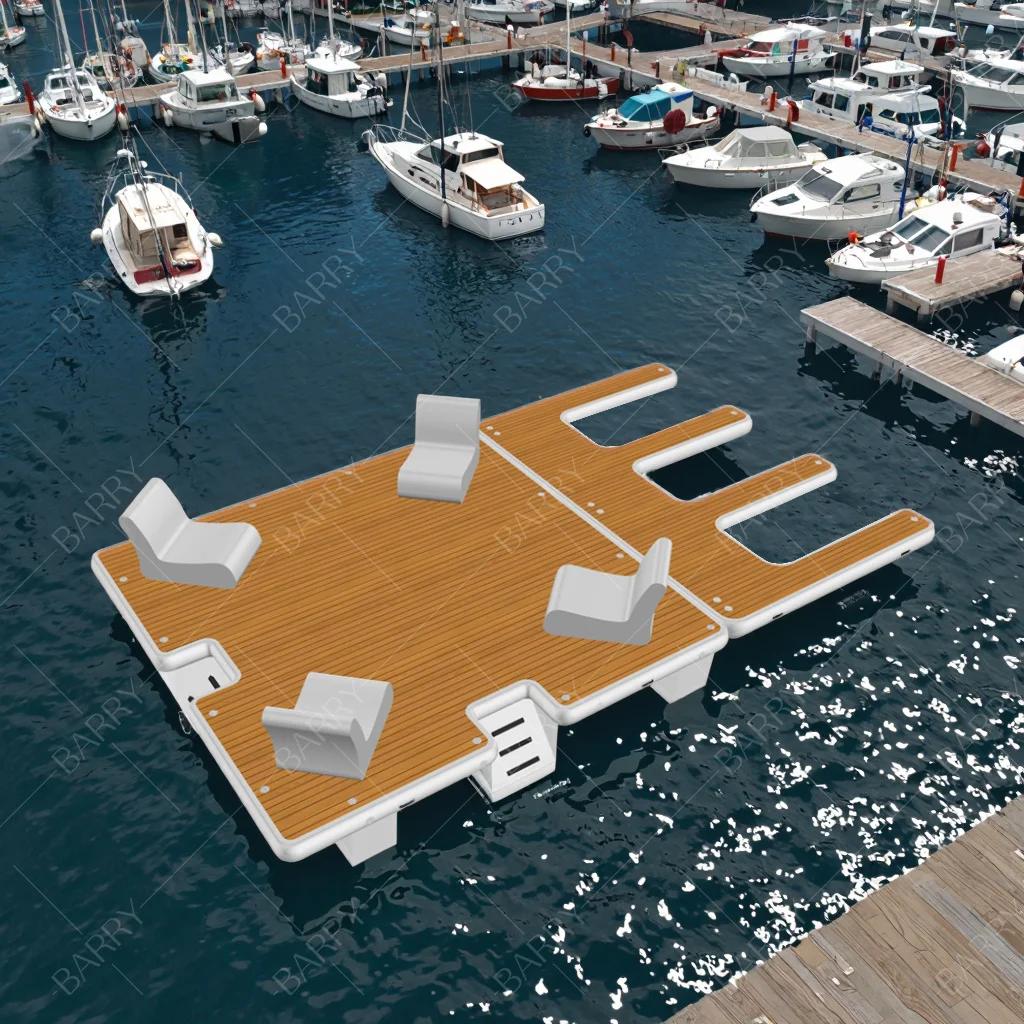 2025 Hot Selling Inflatable Platform Floating Dock for Water Sea ...