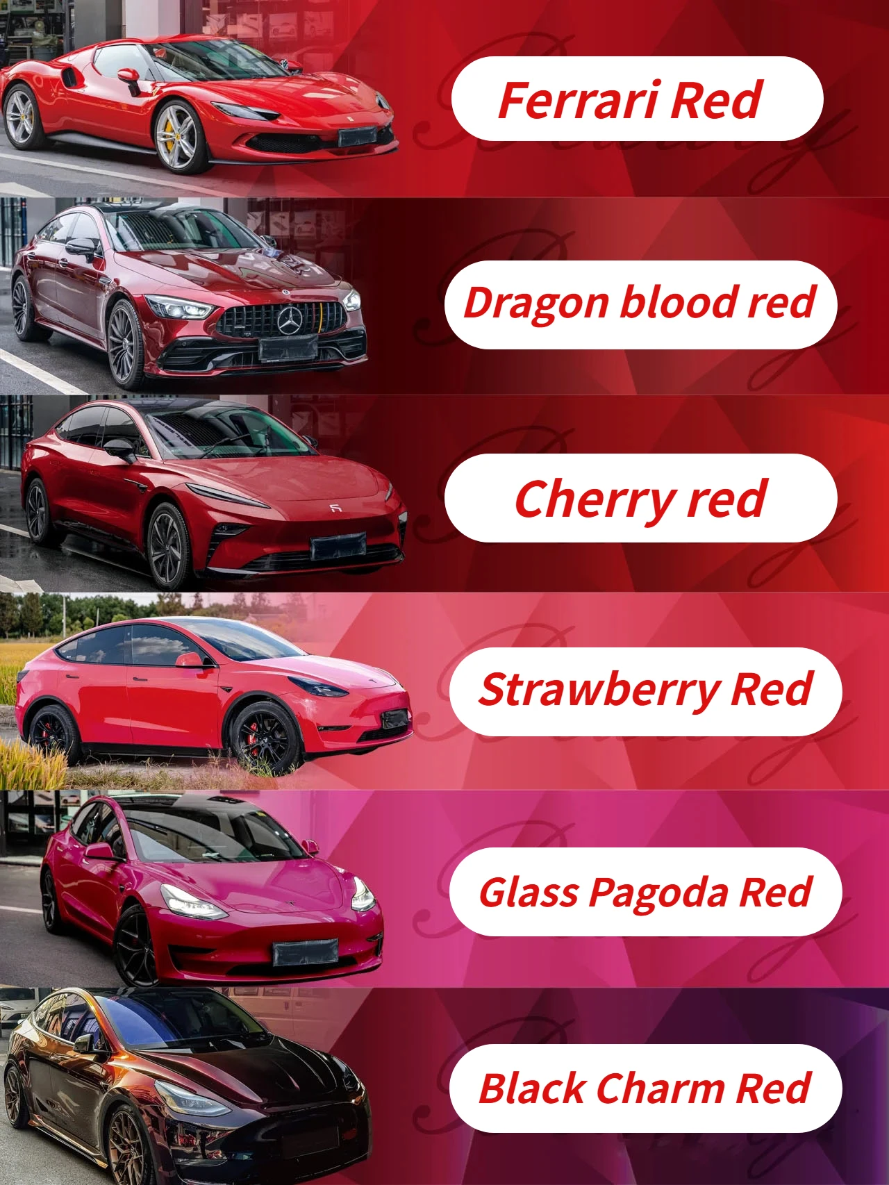 Cars-and-motorcycles-modified-red-color-change-film-PVC-car-film-PET ...