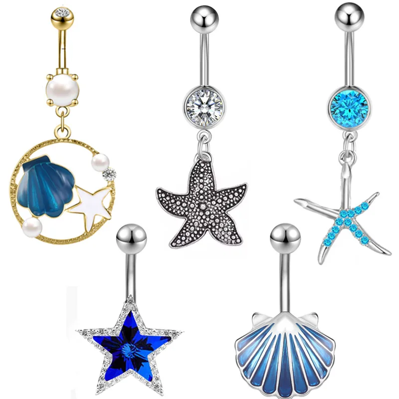 Belly Button Rings Starfish