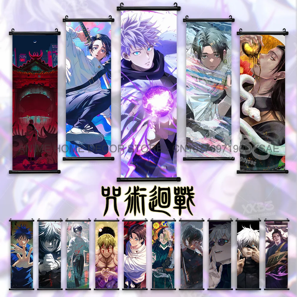 Jujutsu Kaisen Posters Gojo Satoru Home Decoration Hanging Painting ...