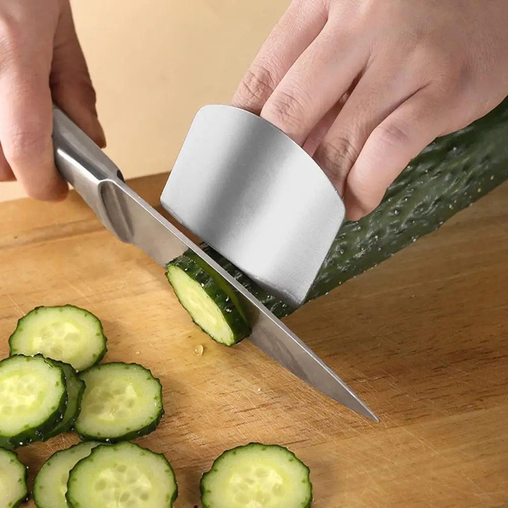Kitchen-Cut-Finger-Protector-Tool-Stainless-Steel-Finger-Guard-Safety ...