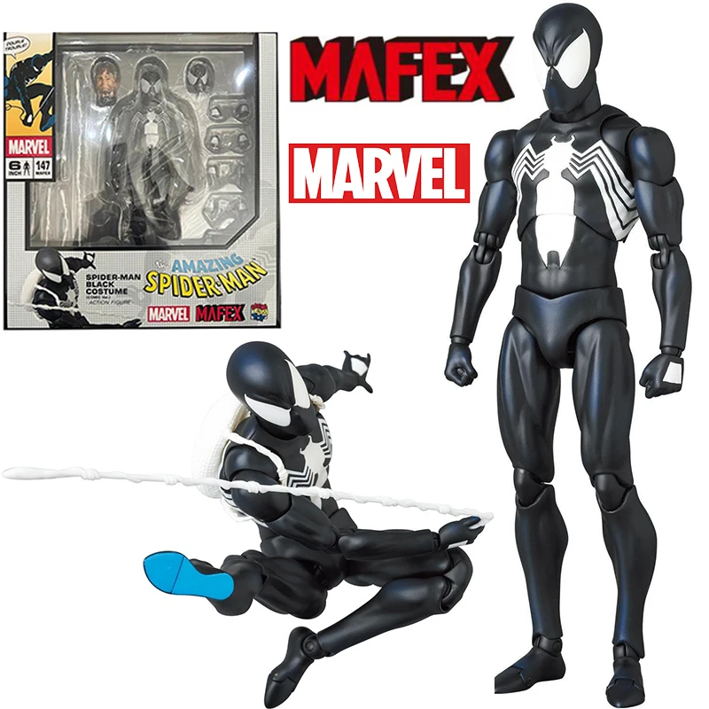 Juguete-de-Medicom-Mafex-147-Marvel-el-asombroso-Spider-Man-ara-a-negra ...