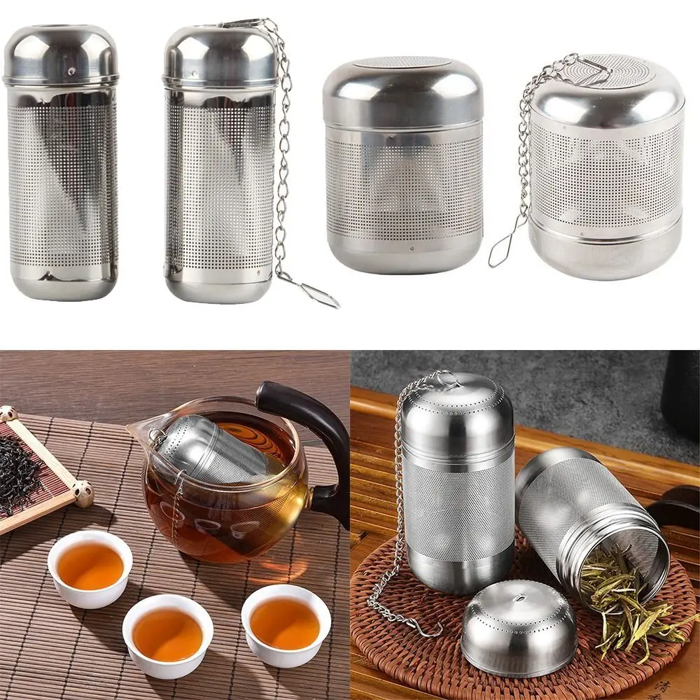 Stainless Steel Tea Infuser Tea Leaves Spice Seasoning Ball Strainer ...