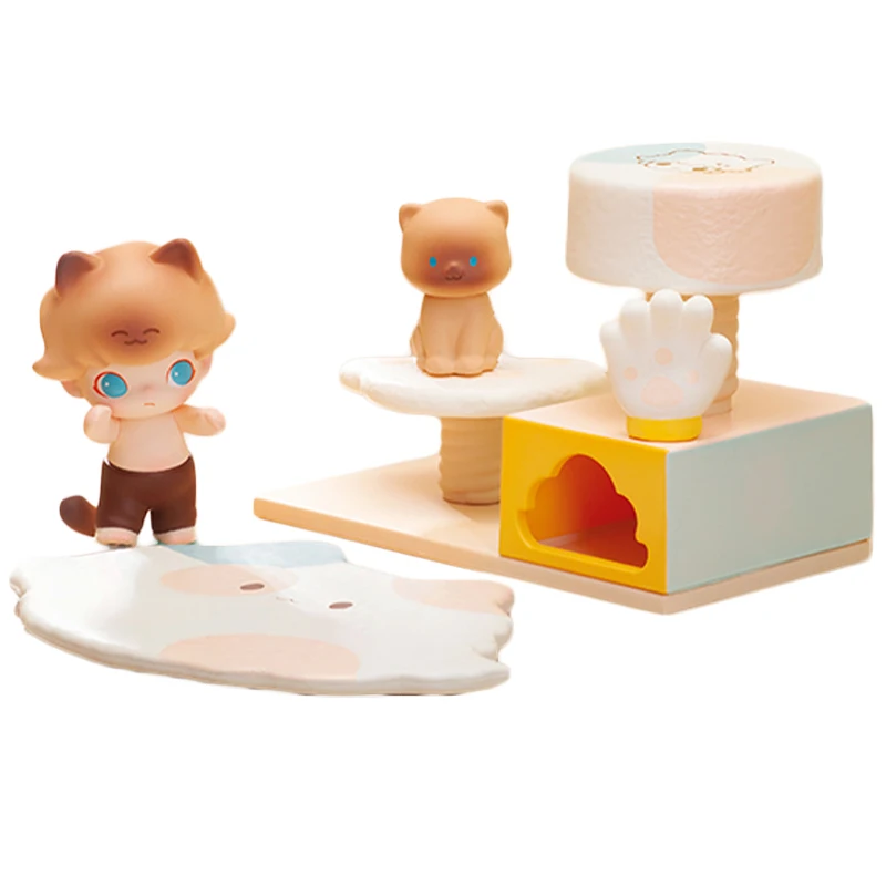 POP MART Dimoo Cat Paradise Series DXING Caja sorpresa Juguetes Caja ...