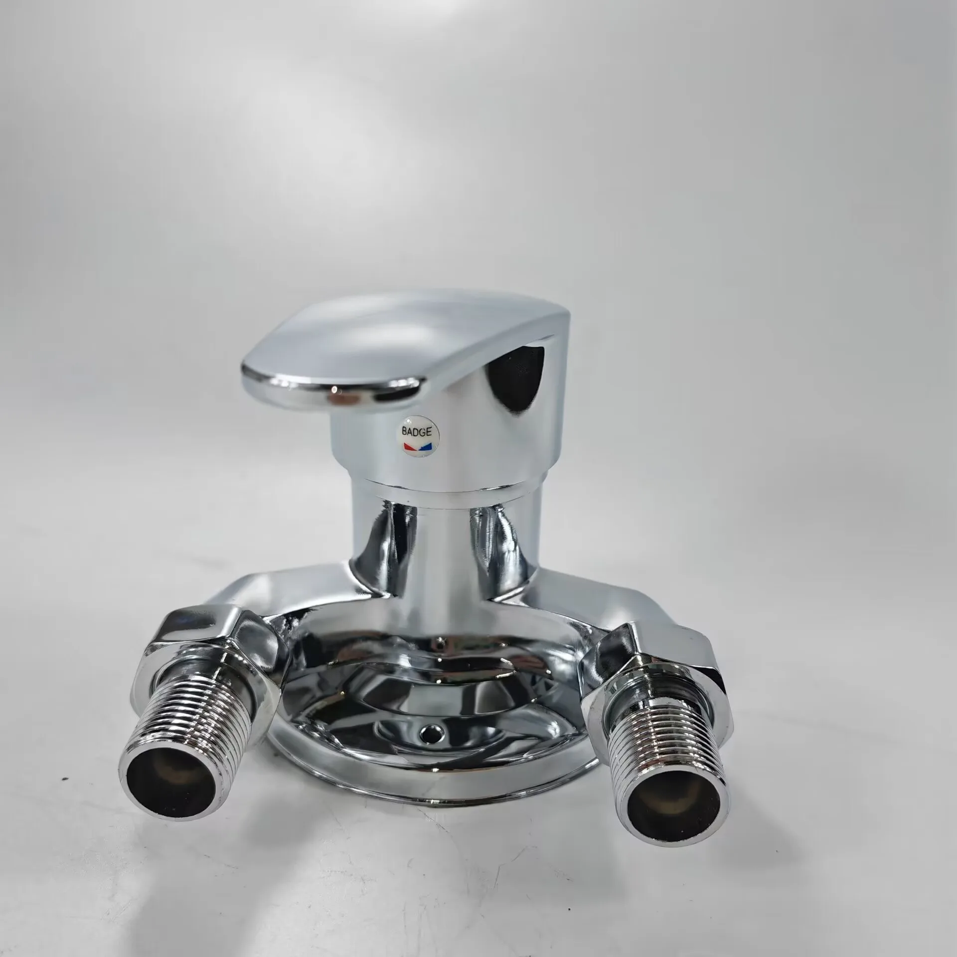 hot sale glossy plating surface mounted shower mixer home bathroom tap ...