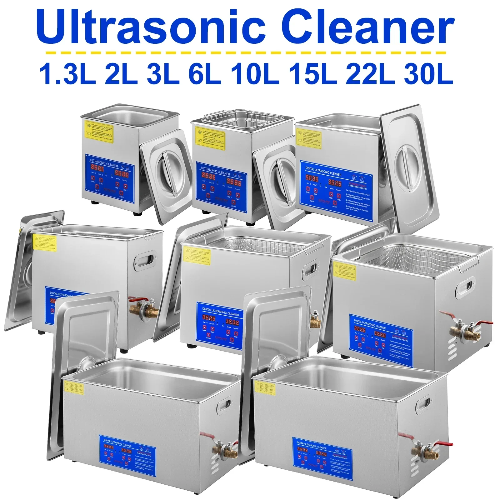 VEVOR-1-3L-2L-3L-6L-10L-15L-22L-30L-Ultrasonic-Cleaner-Lave-Dishes ...