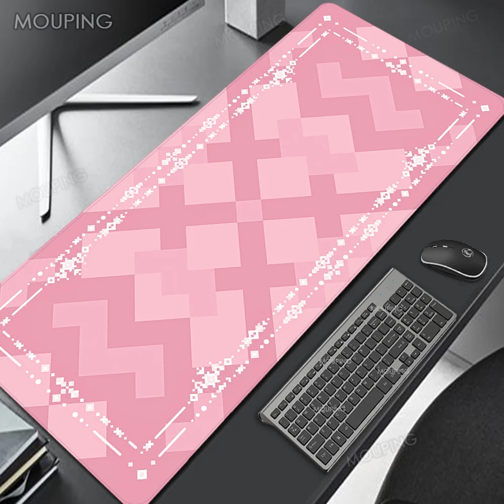 Large Mouse Pad Minimalist DeskMat Purple Pink Mausepad Aesthetic ...