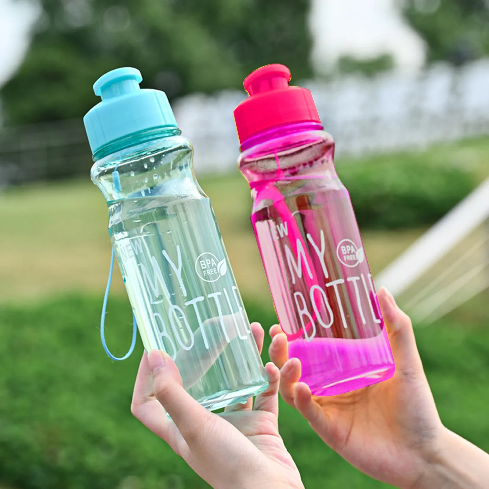 650ml-Water-Cup-Sport-Water-Bottle-Couple-Water-Cup-Plastic-Portable ...
