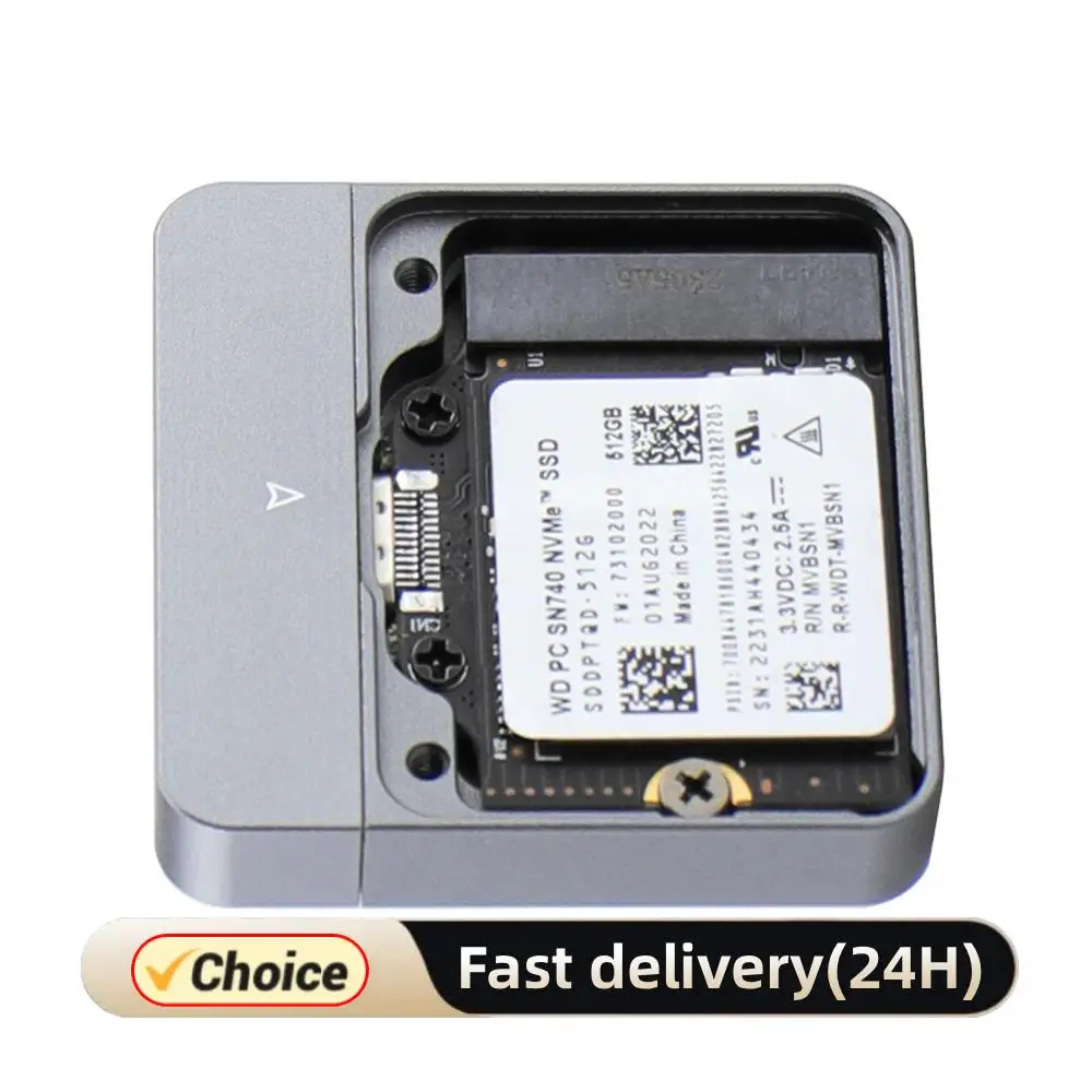 M.2 NVMe 2230 SSD Enclosure USB C Adapter 10Gbps USB3.2 Gen2 External ...
