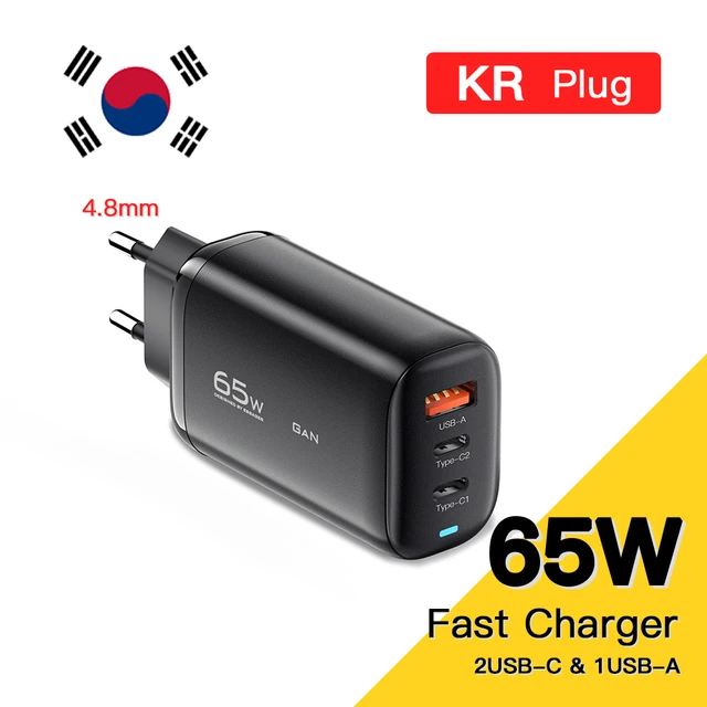 Essager 65W GaN USB Type C Charger For Laptop PPS 45W 25W Fast Charge For Samsung QC3.0 PD3.0 ...