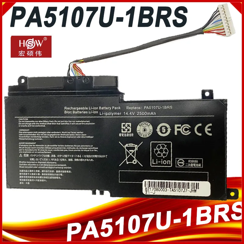 14.4v New Pa5107u-1brs Laptop Battery For Toshiba L45 L45d L50 S55 P55 ...