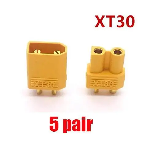Connecteur industriel,Connecteurs de prise banane XT60H XT30 XT90,5 paires,prise XT60 T pour ...