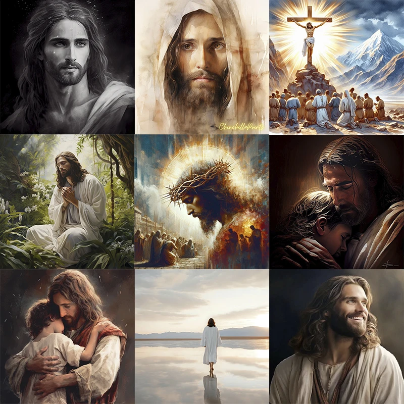 2024-New-5D-DIY-jesus-christ-Diamond-Painting-Kit-Diamond-Embroidery ...