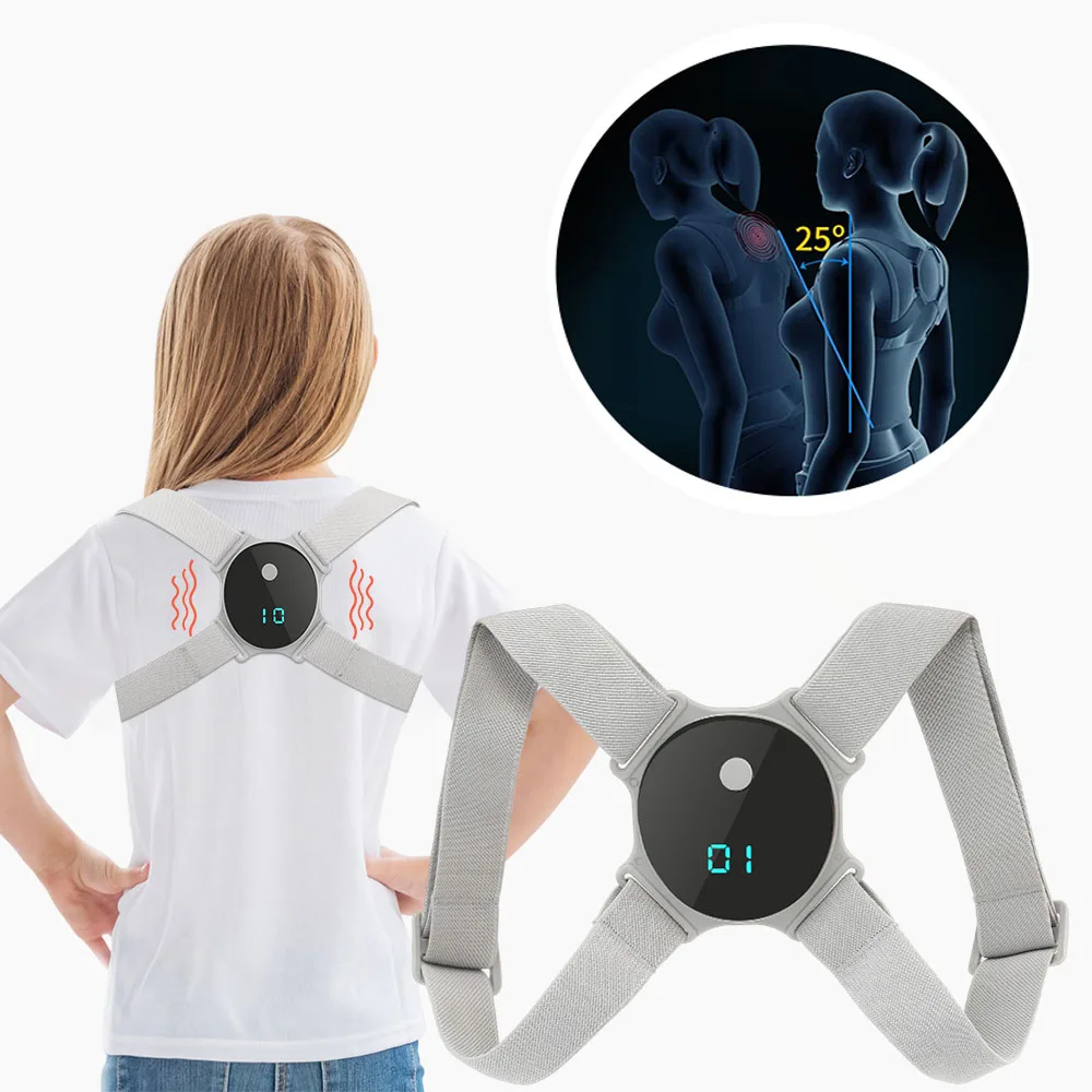 Smart-LCD-Correction-Belt-Shoulder-Back-Posture-Corrector-Anti-Humpback ...