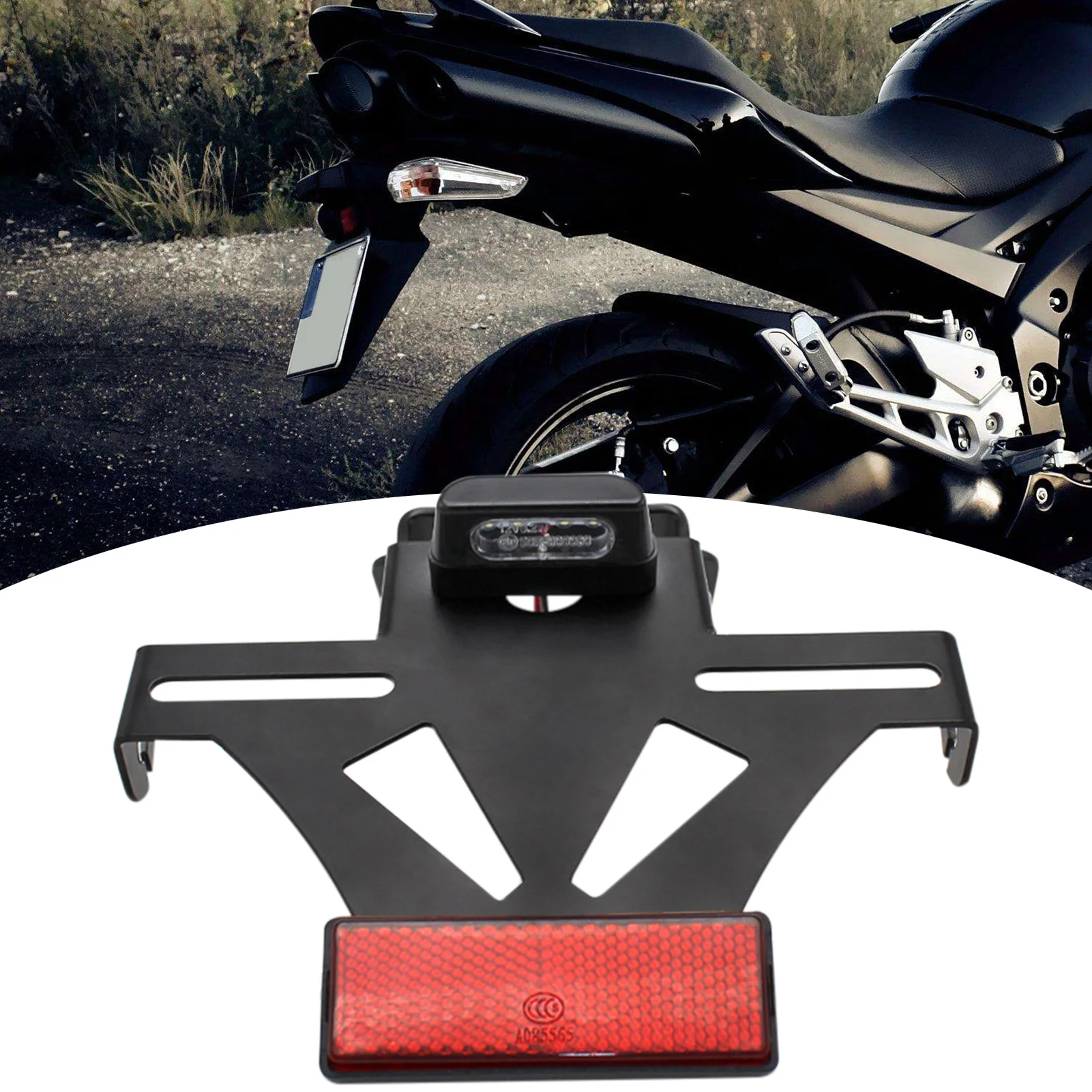 For-Kawasaki-Z750-Z800-Z900-Z1000-NINJA400-License-Plate-Frame ...