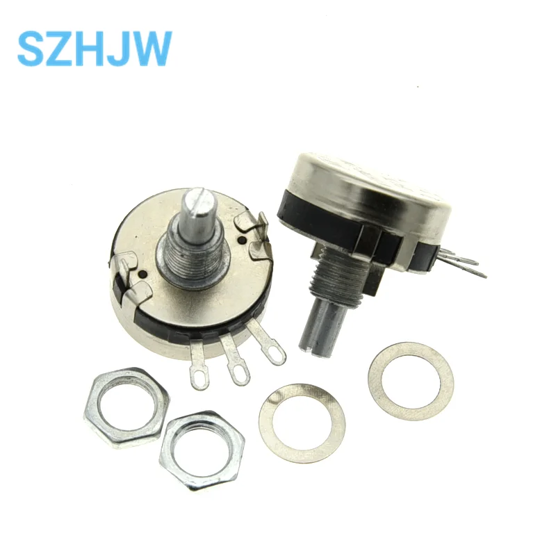 WTH118 1A (2W) 탄소 단일 회전 전위차계 1k 2k2 4k7 10k 22k 47k 100k 220k 470k 560k ...