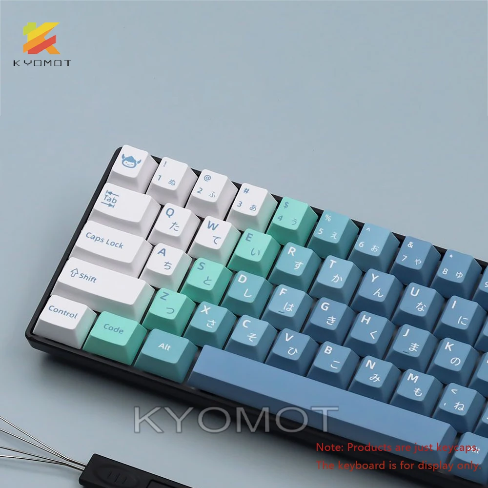 KYOMOT-GMK-Ice-Yeti-Keycaps-PBT-Dye-Sub-Profile-Cherry-149-Keys-Keycap ...