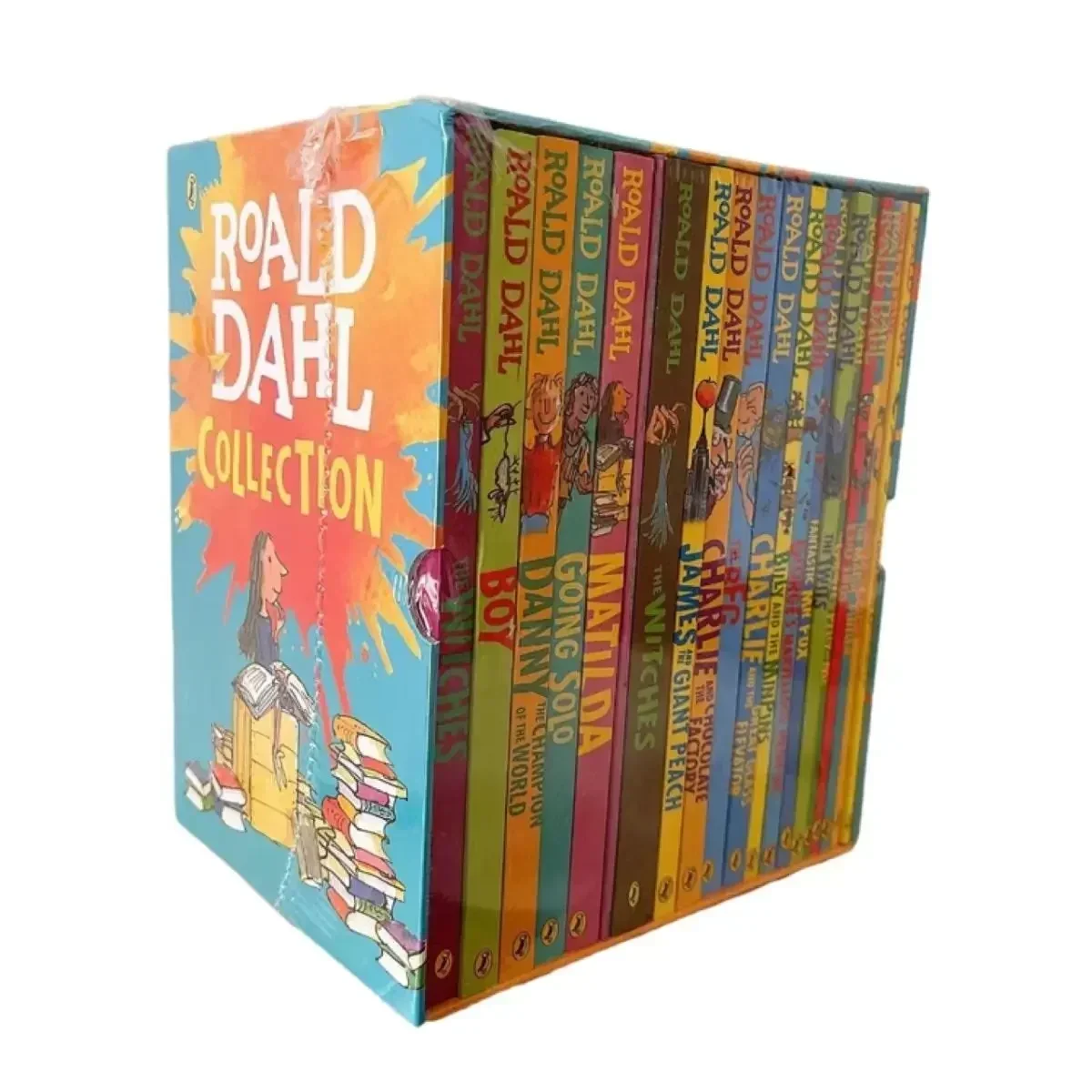 16 Books/set Roald Dahl Collection Children's Literature English ...