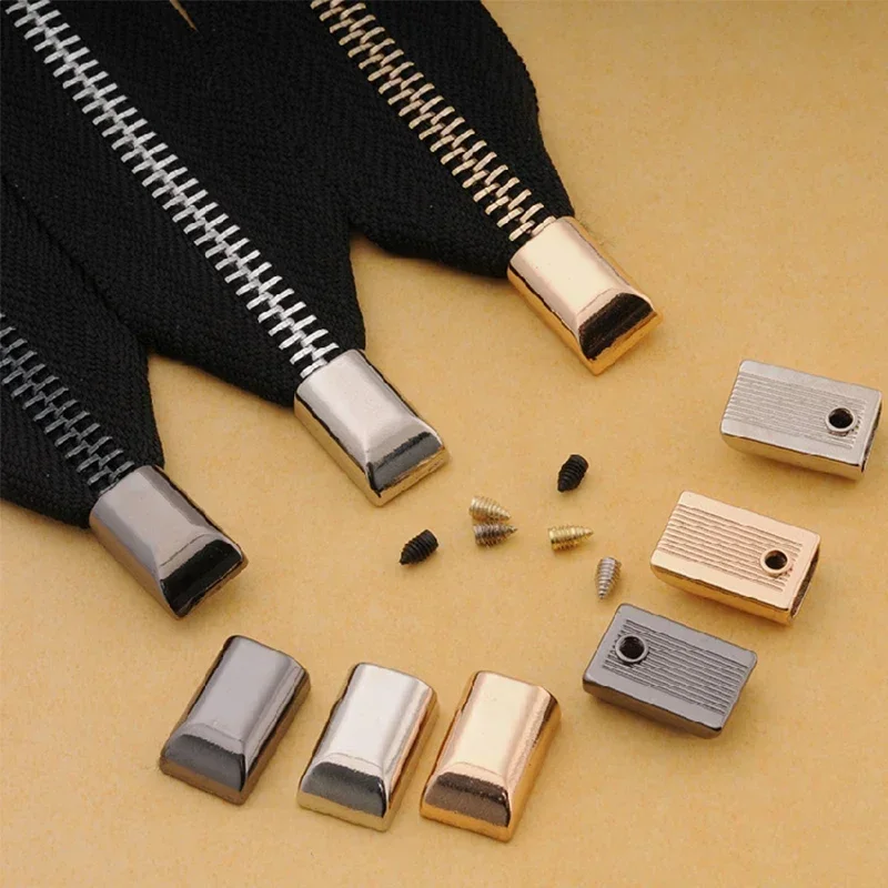 10Pcs-17mm-14mm-Metal-Zipper-Stopper-Zipper-Tail-Clip-Stop-Tail-Plug ...