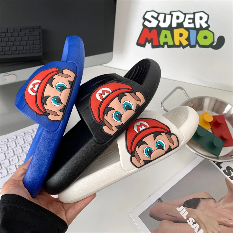 Game-Super-Marios-Bros-Cartoon-Summer-Slippers-Cute-Comfortable-Boy ...