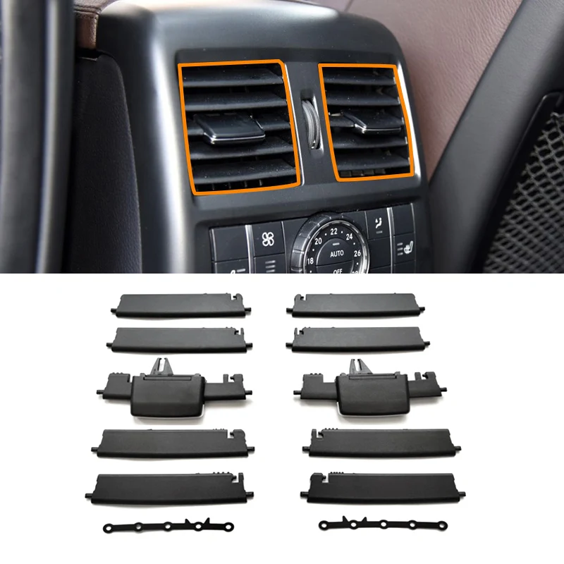 Rear-Air-Conditioner-Back-Ac-Vent-Grille-Outlet-Tab-Clip-Slider-Repair ...