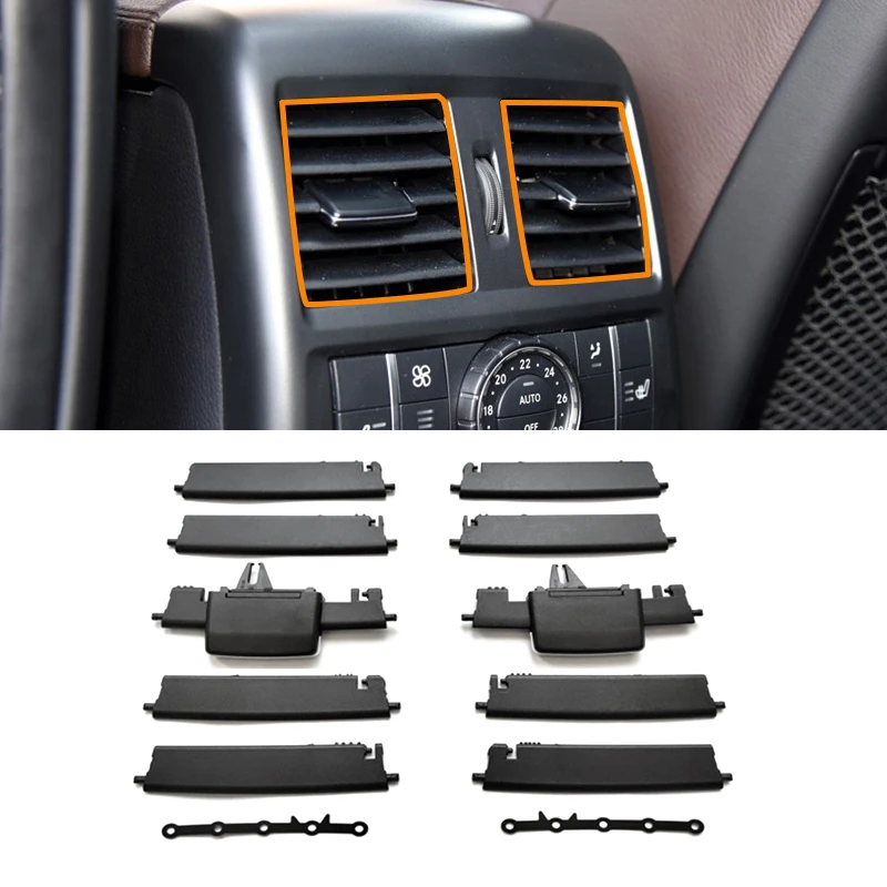 Rear Air Conditioner Back Ac Vent Grille Outlet Tab Clip Slider Repair ...