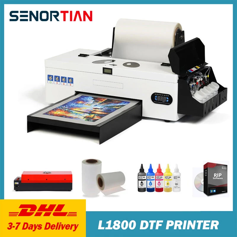 A3 Dtf Printer T Shirt Printing Machine L1800 R1390 Dx5 Epson Dtf ...